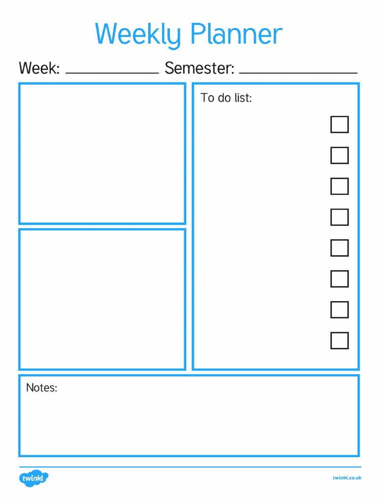 Weekly Teacher Planner | PDF