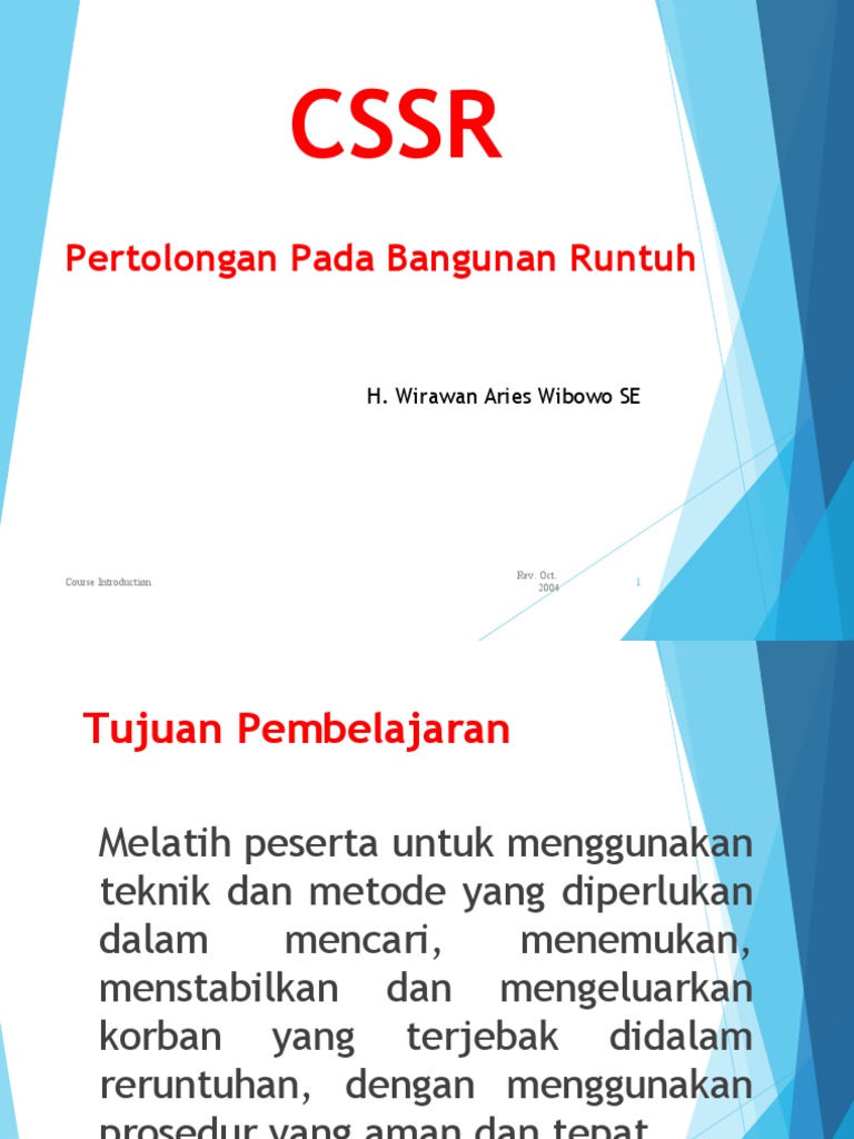 CSSR Bangru | PDF