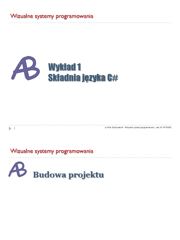 Programowanie Obiektowe W C I c++1-10 | PDF