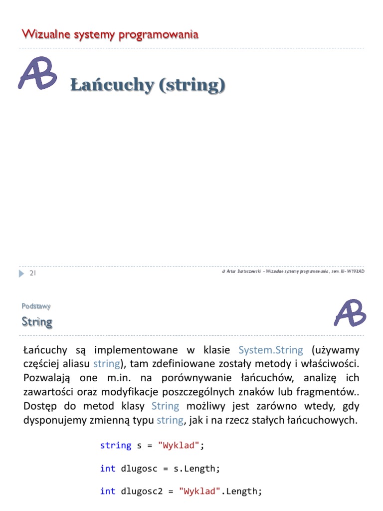 Programowanie Obiektowe W C I c++21-30 | PDF