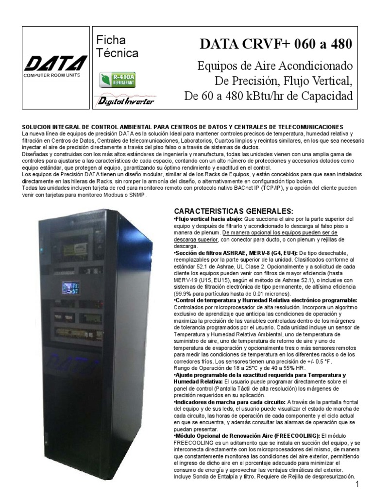 Ficha Técnica DATA CRVF+VRF-2021-5 | PDF