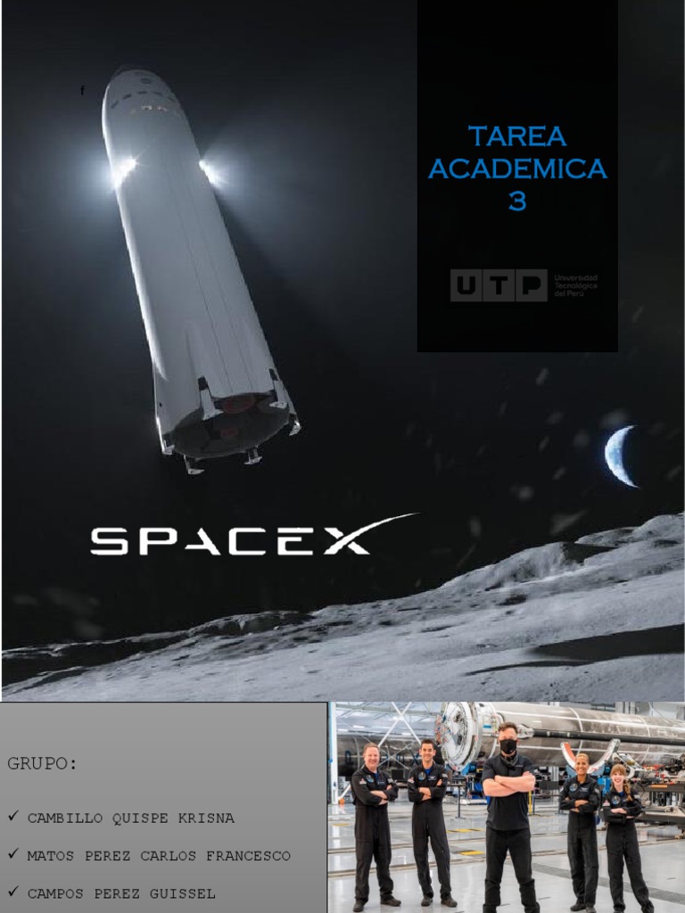 Ta 3 Spacex | PDF | Espacio X | Space X Dragon