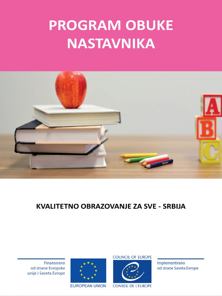 Program Obuke Nastavnika - Kvalitetno Obrazovanje Za Sve | PDF