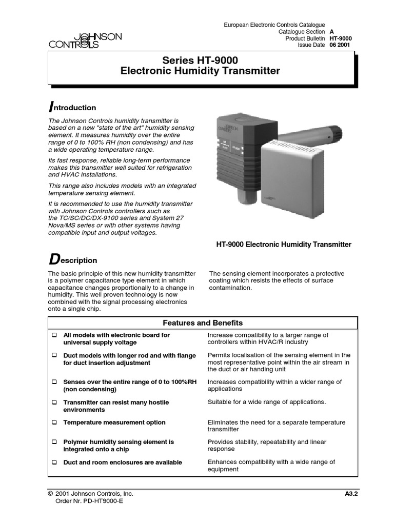 HT 9000 PB | PDF | Humidity | Duct (Flow)