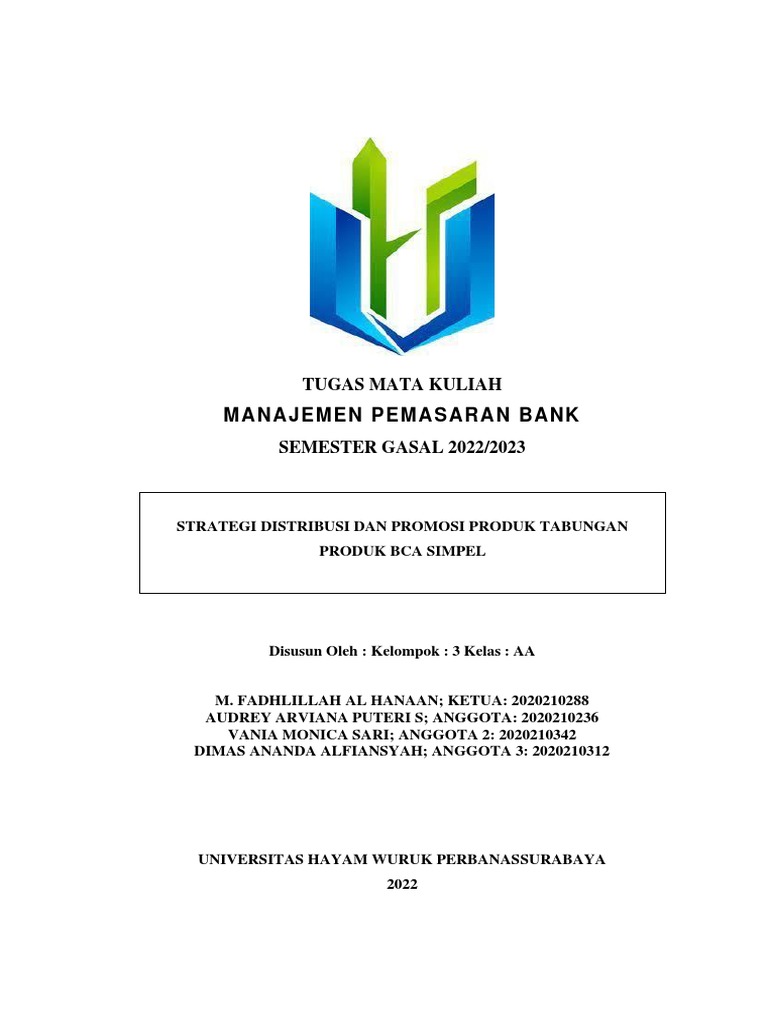 Strategi Promosi BCA SimPel 2022 | PDF