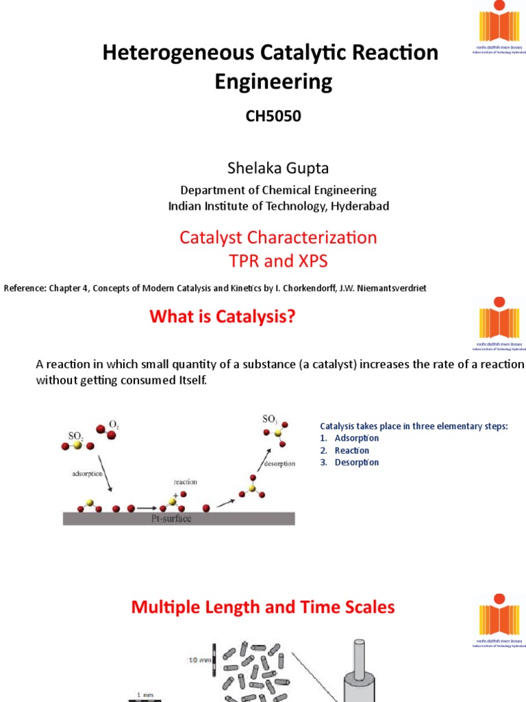 Catalyst Characterization XPS and TPR | PDF | Catalysis | X Ray ...