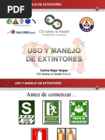 Manejo y Tipos de Extintores | PDF | Incendios | Materiales