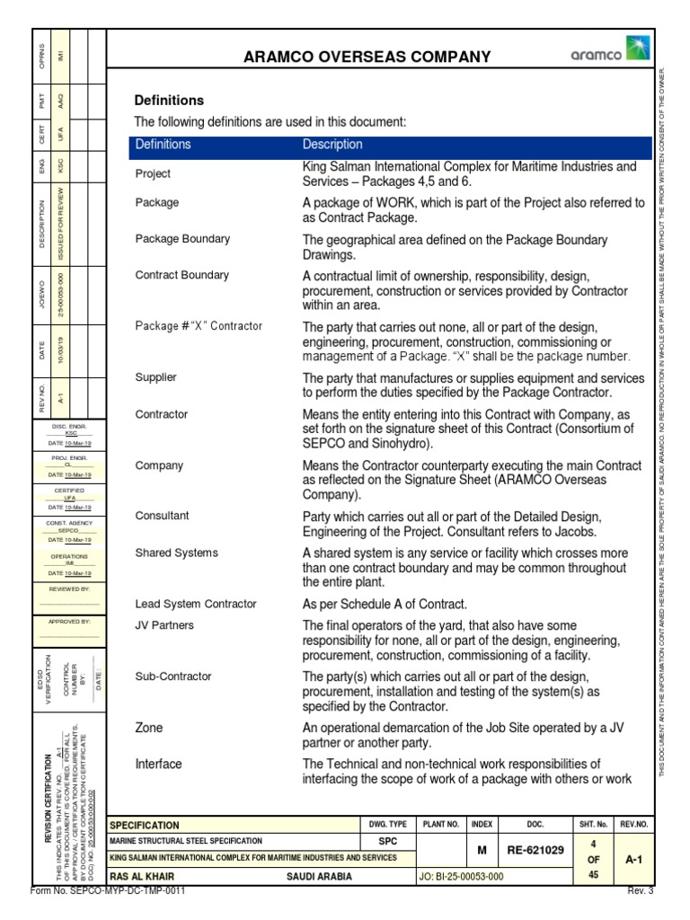 Marine Structural Steel Specification | PDF