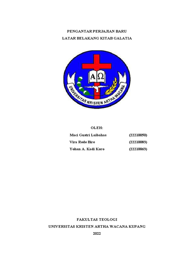 Latar Belakang Surat Galatia Paulus | PDF