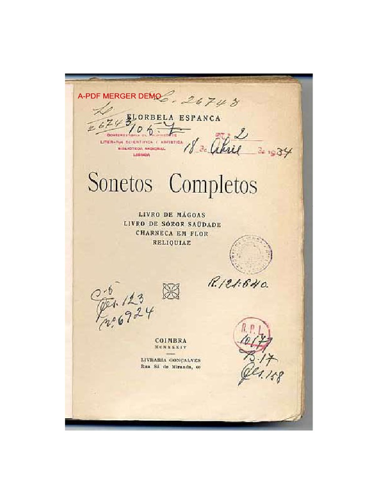 Florbela Espanca-Sonetos Completos | PDF
