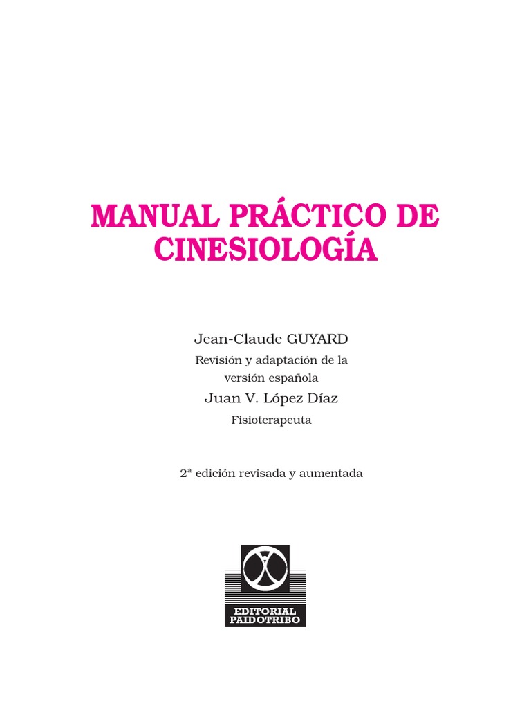 Manual Práctico de Kinesiología | PDF