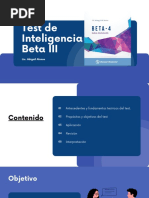 Test de Inteligencia Beta 4 | PDF | Escala de inteligencia para adultos ...