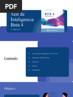 Instrucciones BETA III | PDF | Ciencia cognitiva | Epistemología