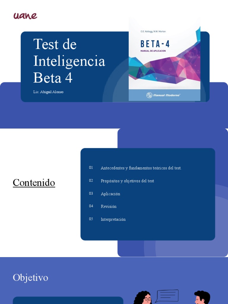 Test de Inteligencia Beta 4: Guía Completa | PDF | Escala de ...