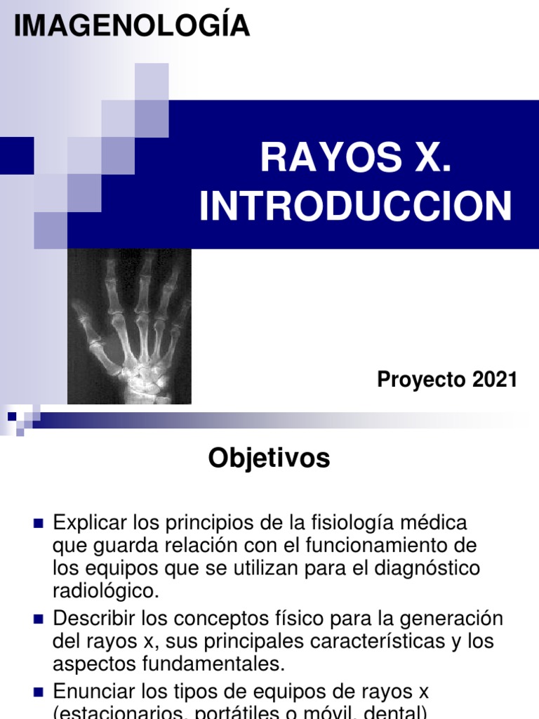 5.1. Introducción A Los Rayos X | PDF | Rayo X | Radiación electromagnética