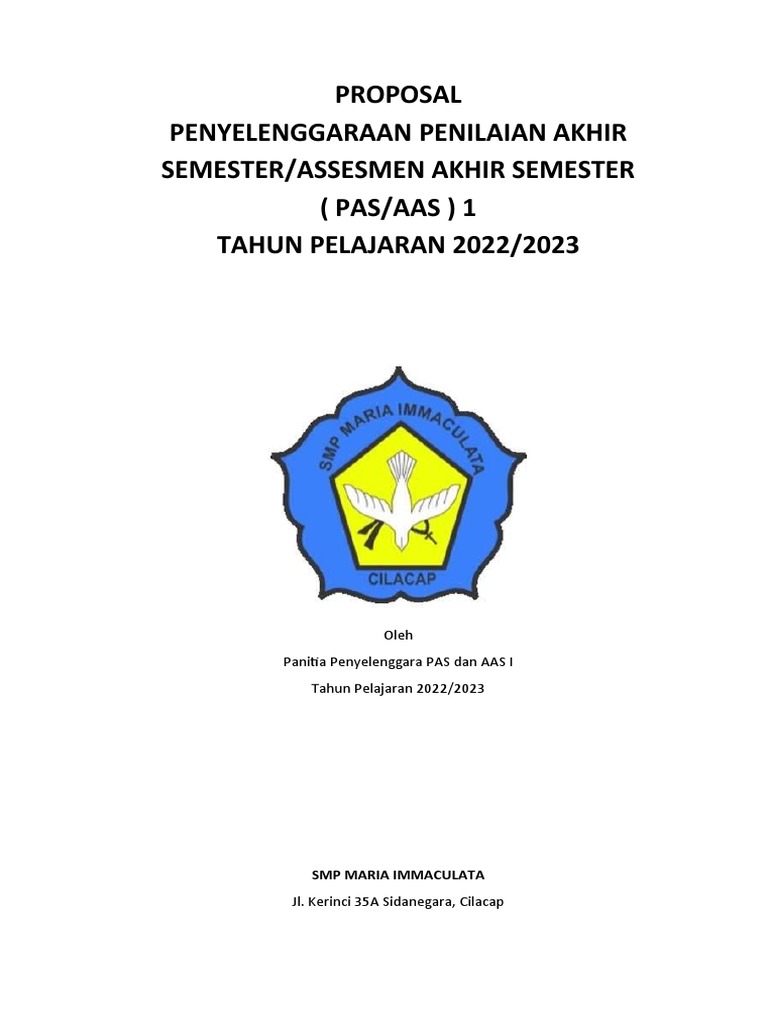 Proposal Pas I - 1 | PDF