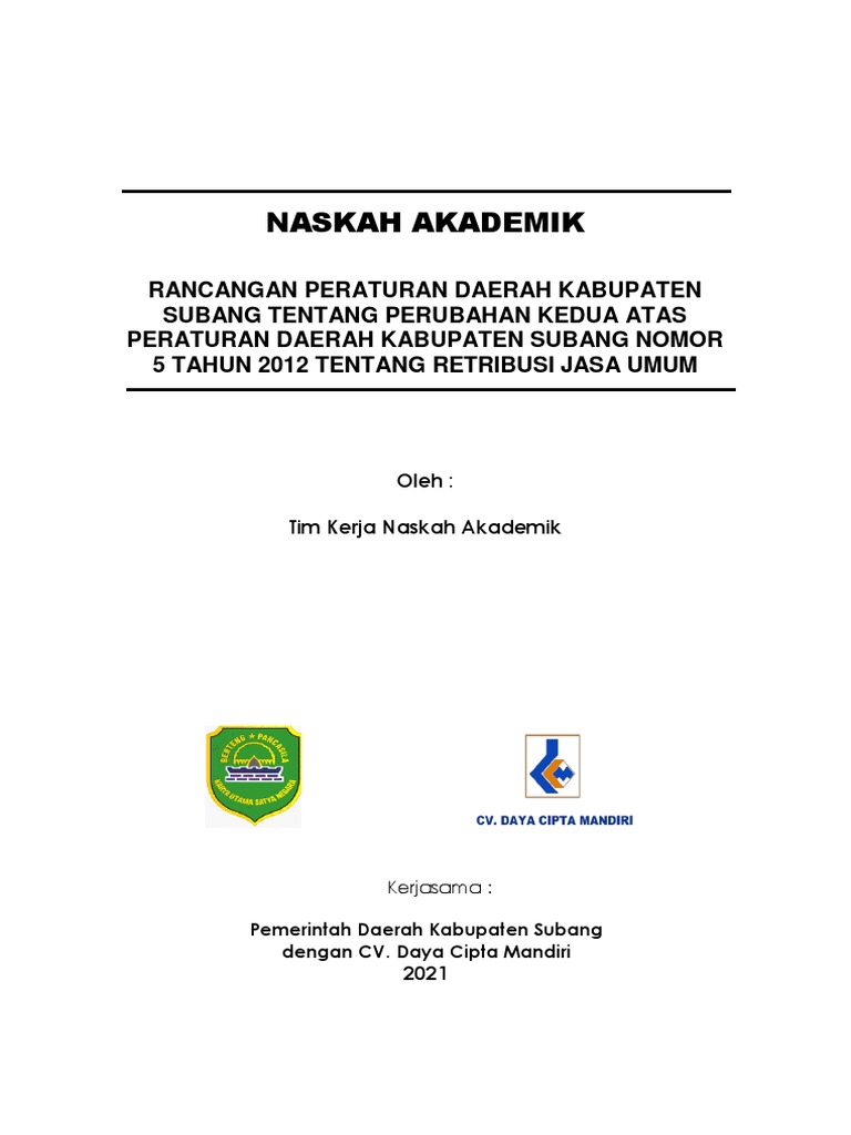 Naskah Akademik | PDF