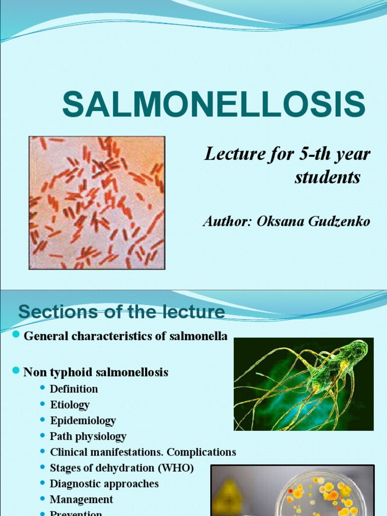 Salmonellosis 2021 | PDF | Salmonella | Causes Of Death