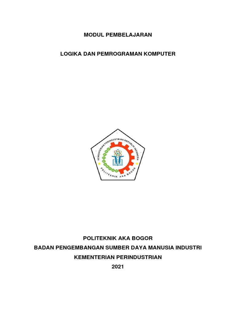 Modul Logika Pemrograman Komputer-1 | PDF | Komputer | Teknologi & Rekayasa