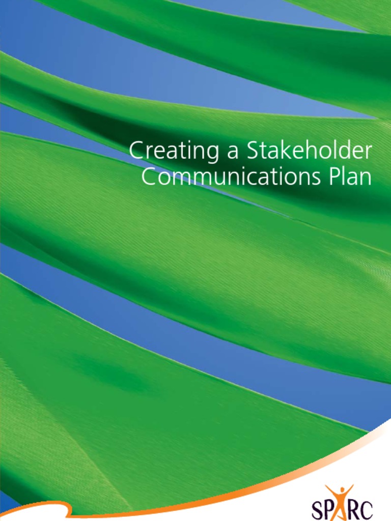 3.4. Creating A Stakeholder Communications Plan | PDF