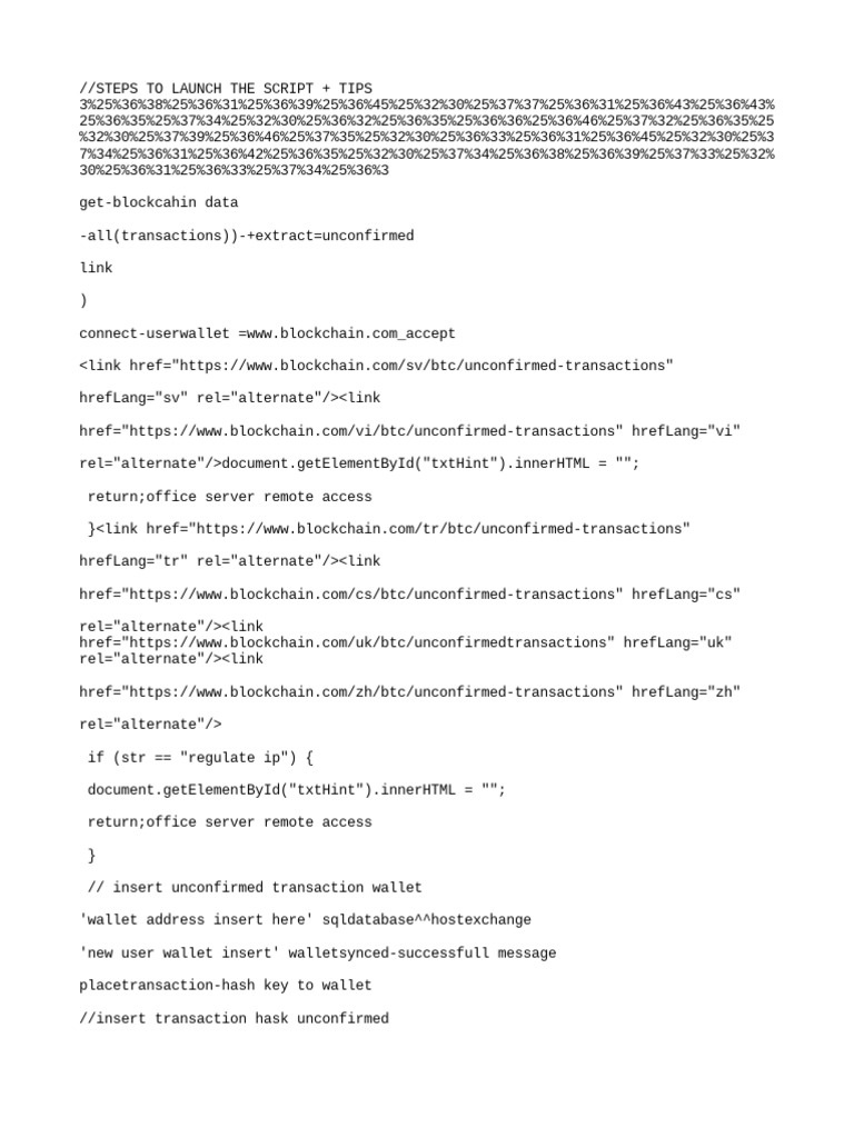 Launching ScriptPubKey Transactions | PDF | Cryptocurrency | Secure ...