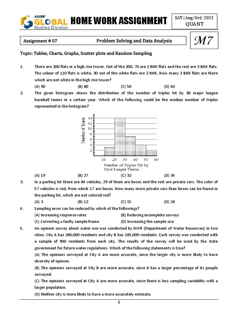 M7 - Quant Homework Assignment | PDF | Seat Belt | Opinion Poll