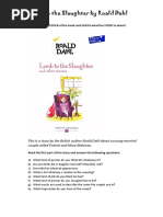 Lamb To The Slaughter-Roald Dahl | PDF