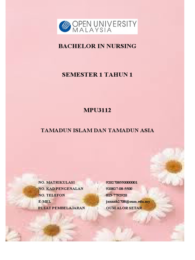 Mpu3112 Assignment | PDF