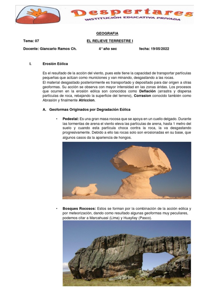 Geo 57 | PDF | Desierto | Erosión