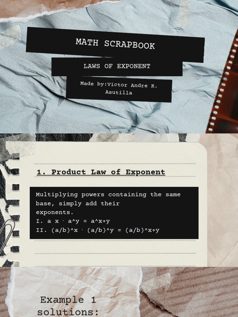 Math Scrapbook | PDF