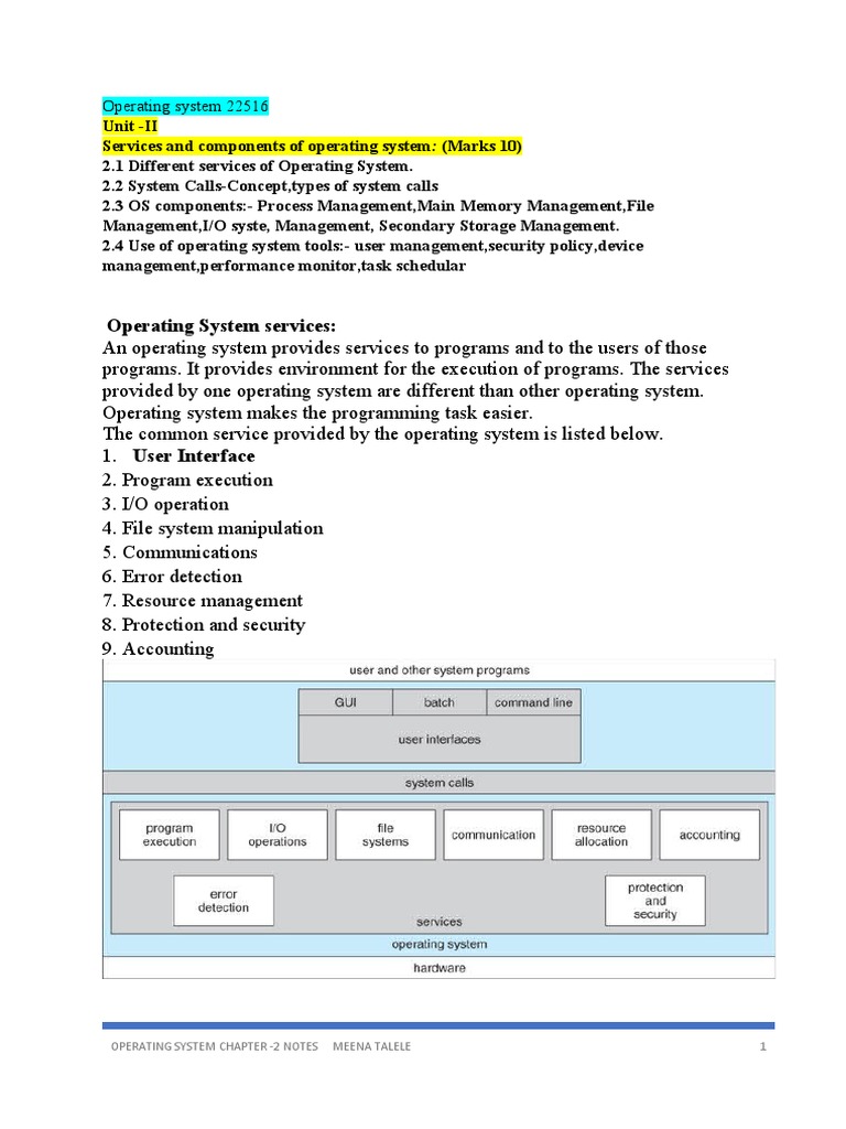 Osy Chapter-2 | PDF | Operating System | Process (Computing)
