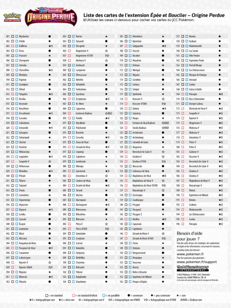 Lost Origin Card List | PDF