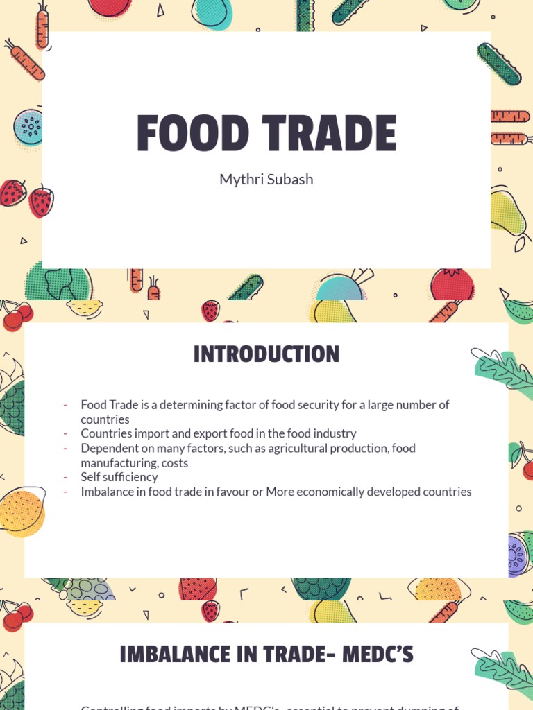 ESS Food Trade | PDF