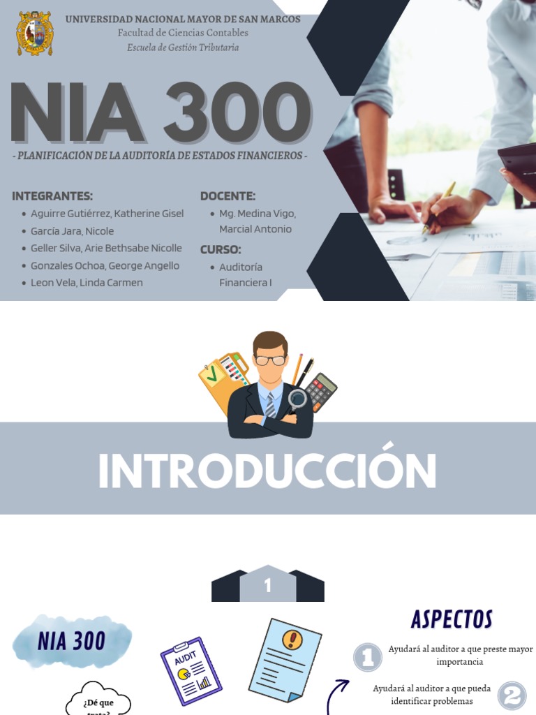 Nia 300 - Grupo 4 | PDF | Auditoría | Contralor