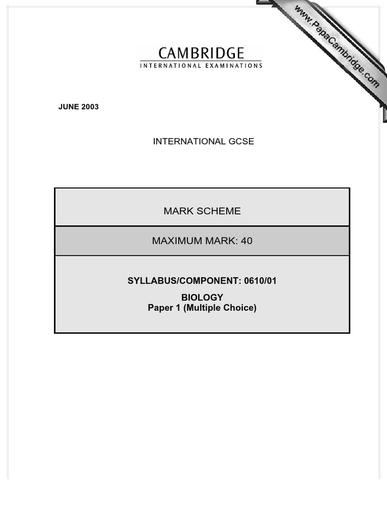 0610 s03 Ms 1+2+3+5+6 | PDF
