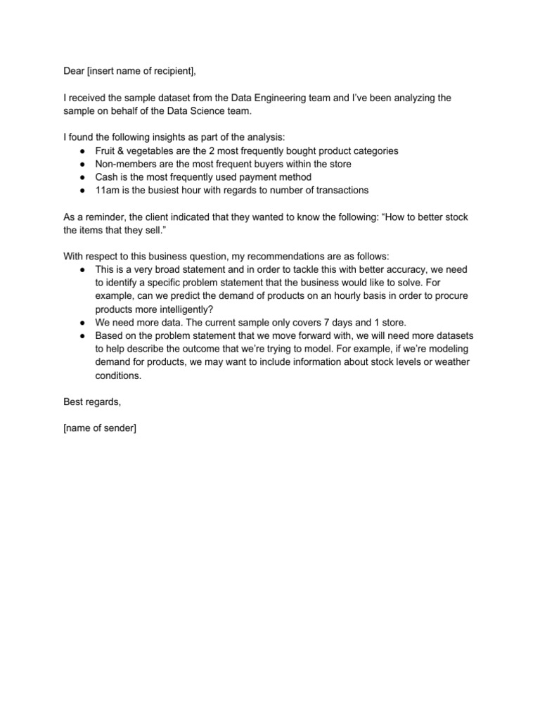 Task 1 Model Answer | PDF