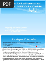 Panduan Aplikasi Renbut SDMK 4.0 | PDF