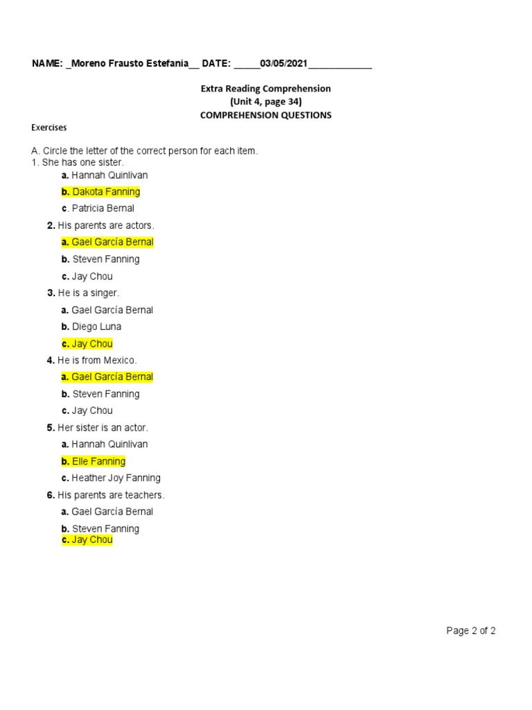 UNIT 04 Who Are They | PDF | Languages | Foreign Language Studies