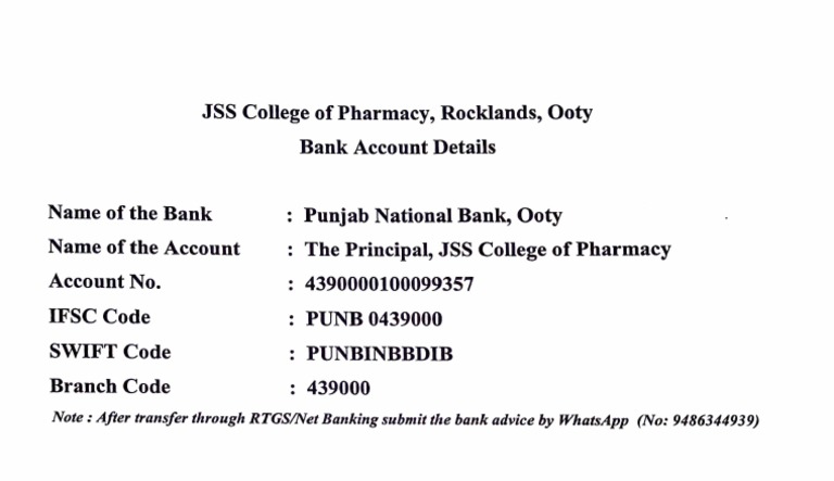 Bank Details | PDF