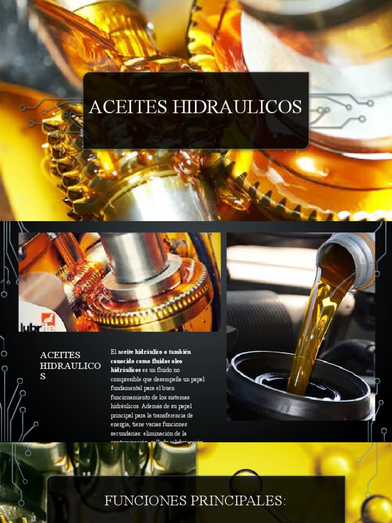 Aceites Hidraulicos Pdf Lubricante Petróleo