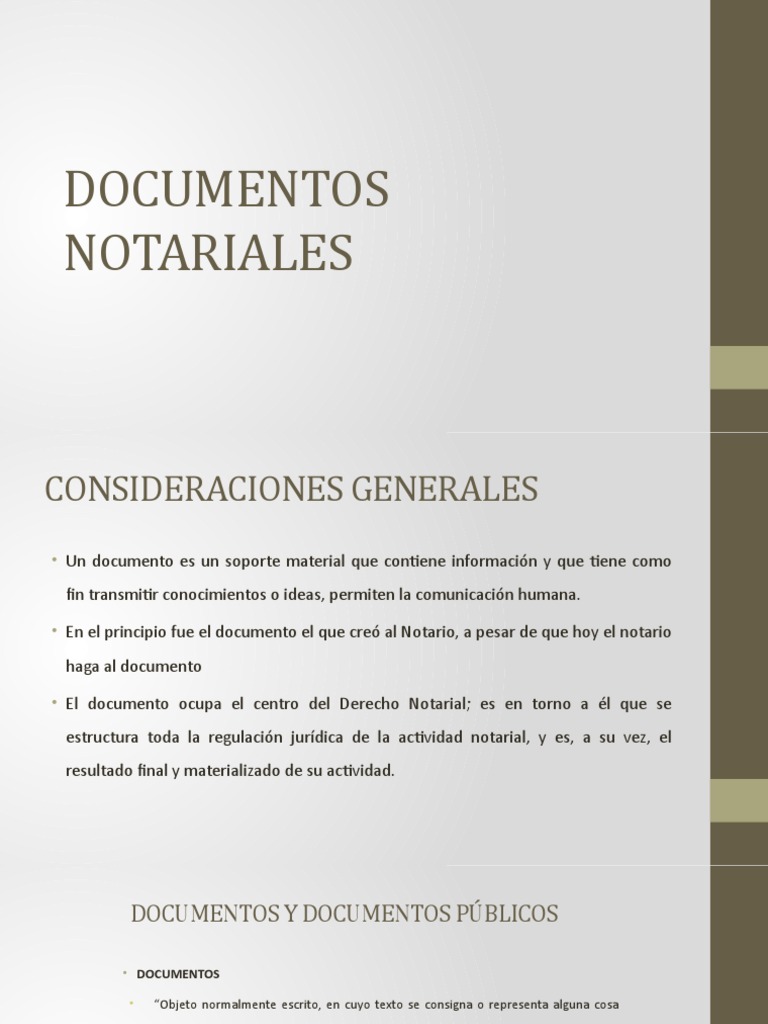 Soporte Material de Documentos Notariales | PDF | Voluntad y testamento ...