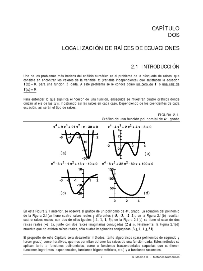 CH 02 Localizacion de Raices | PDF