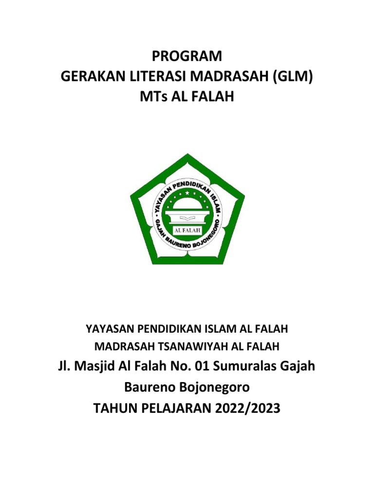 GLM MTs Al Falah 2022/2023 | PDF | Karier & Perkembangan