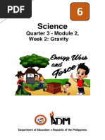 Grade 6 Gravity Lesson Plan | PDF | Gravity | Lesson Plan
