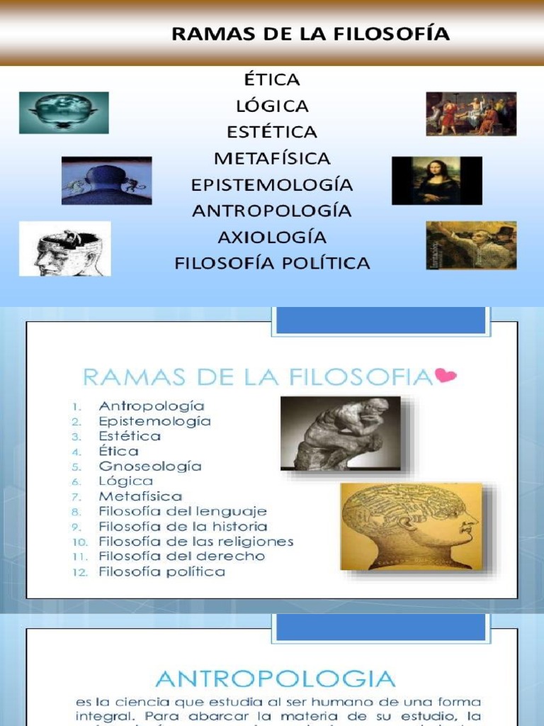 Ramas de La Filosofía | PDF