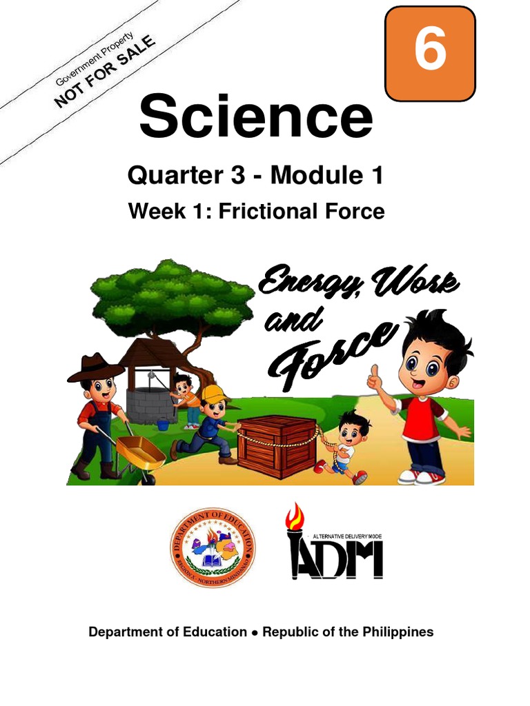 Science Q3 W1 | PDF | Friction | Force
