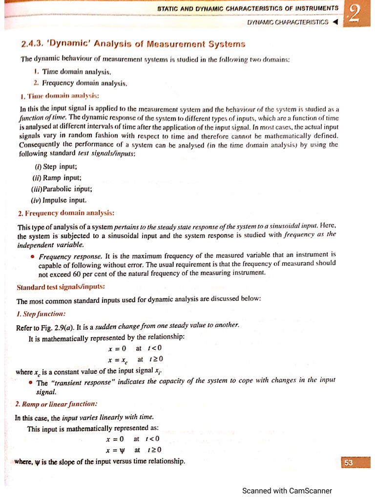 Zero, First, Second Order Chapter | PDF