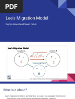 Lees Model of Migration | PDF