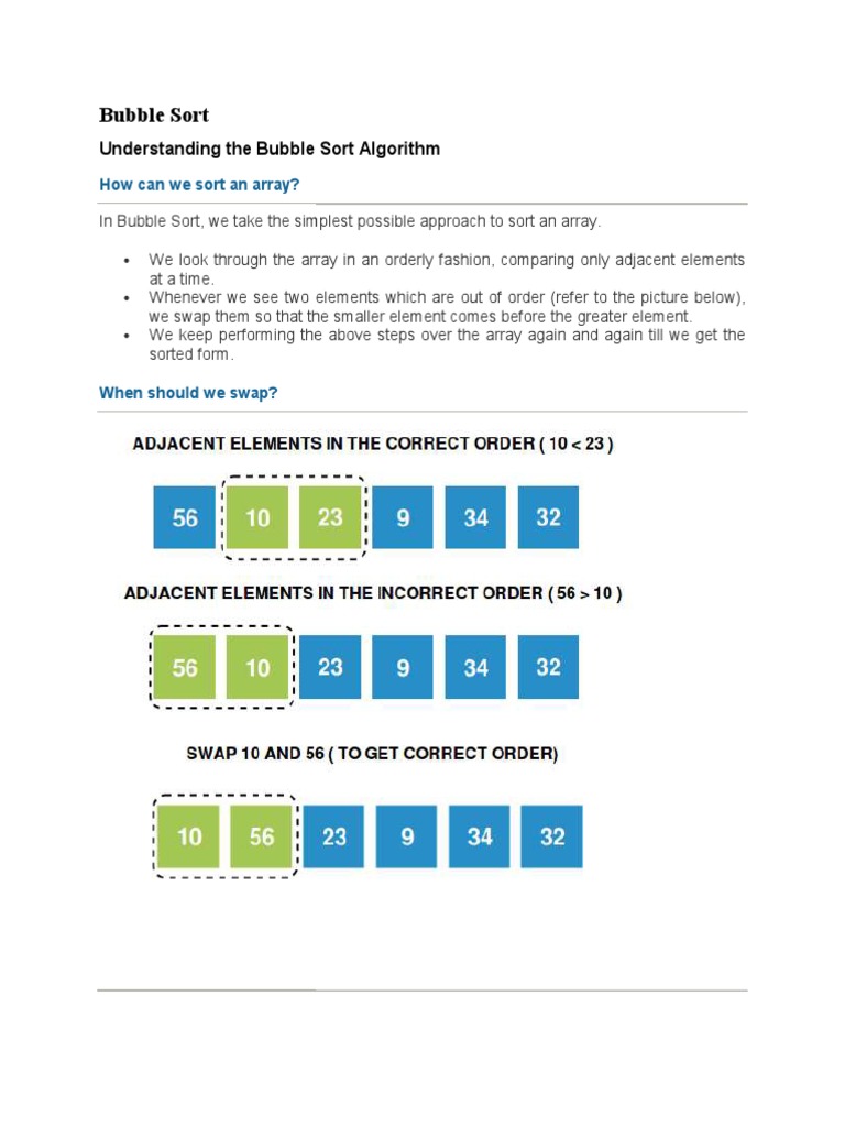 Bubble Sort | PDF | Software Engineering | Computer Science