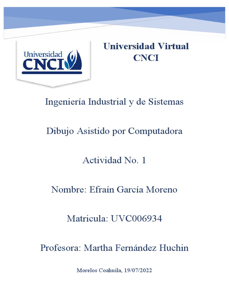 Dibujo Asistido Por Computadora FIN A Act. 2 | PDF